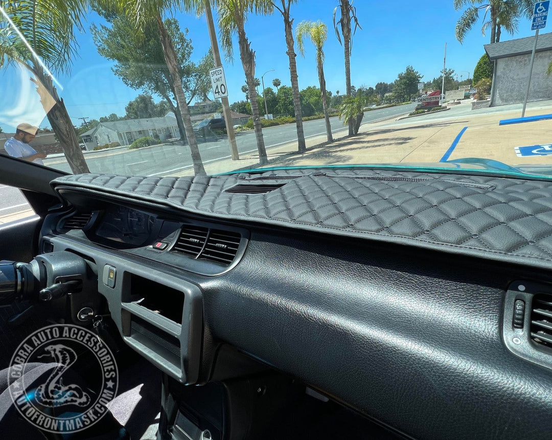 VIP Luxury Diamond Stitch Dash Covers Cobra Auto Accessories